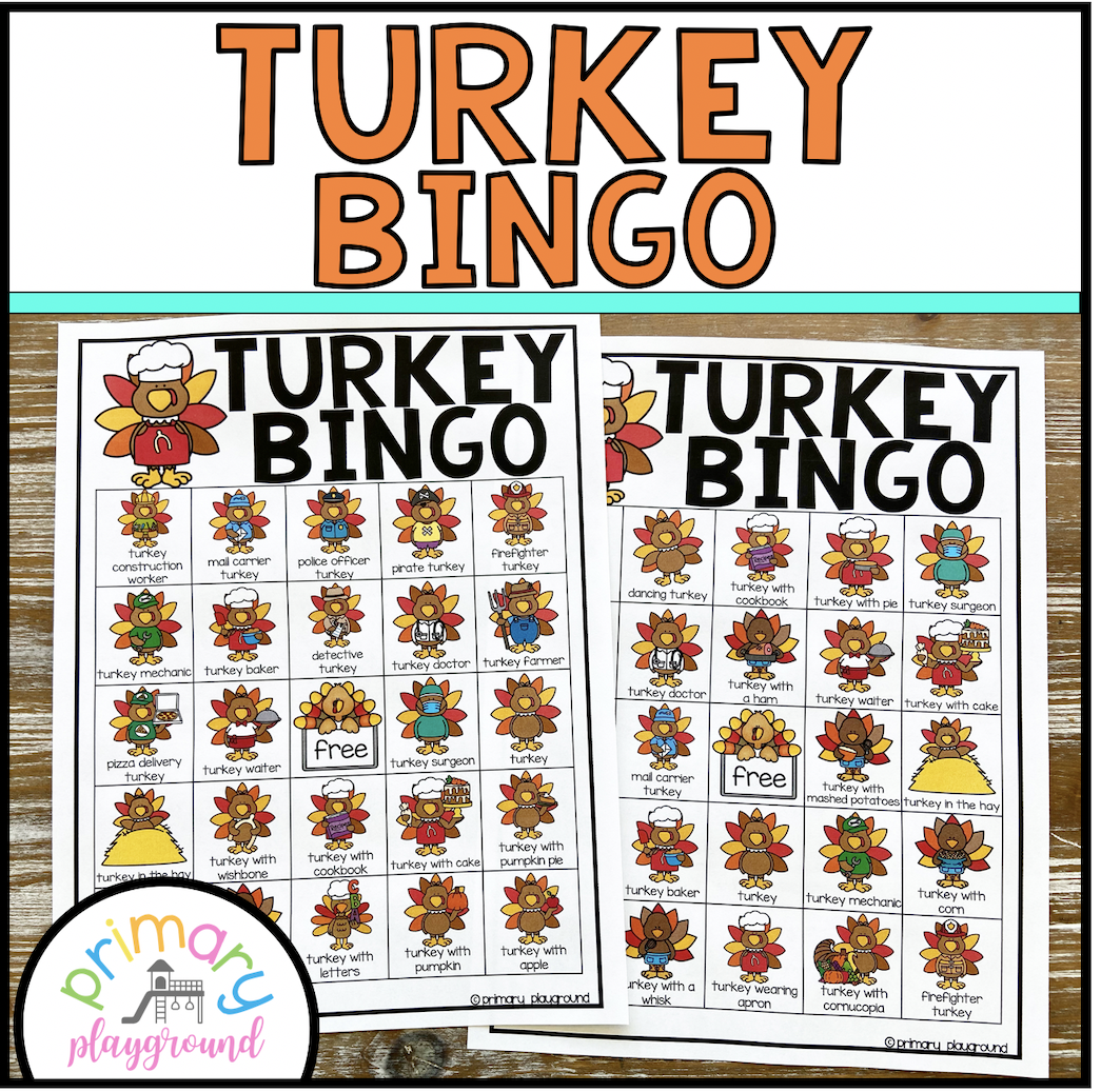 Turkey Bingo - Primary Playground