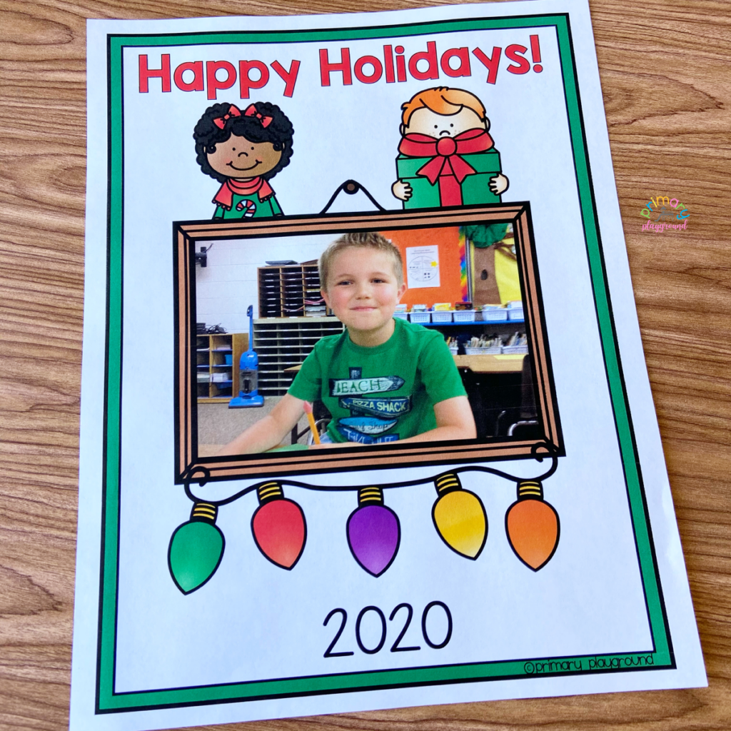Christmas Photo Gift Free Printable - Primary Playground