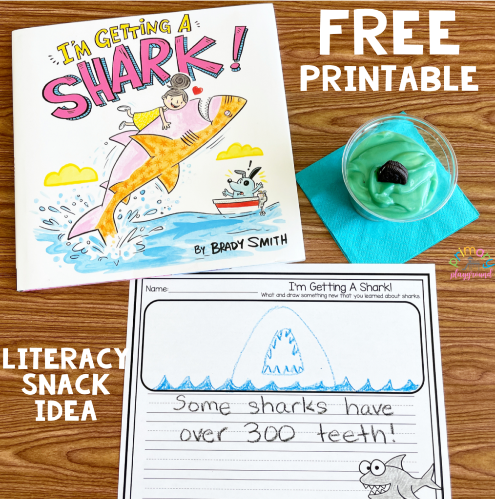 Literacy Snack Shark Read Aloud - Primary Playground