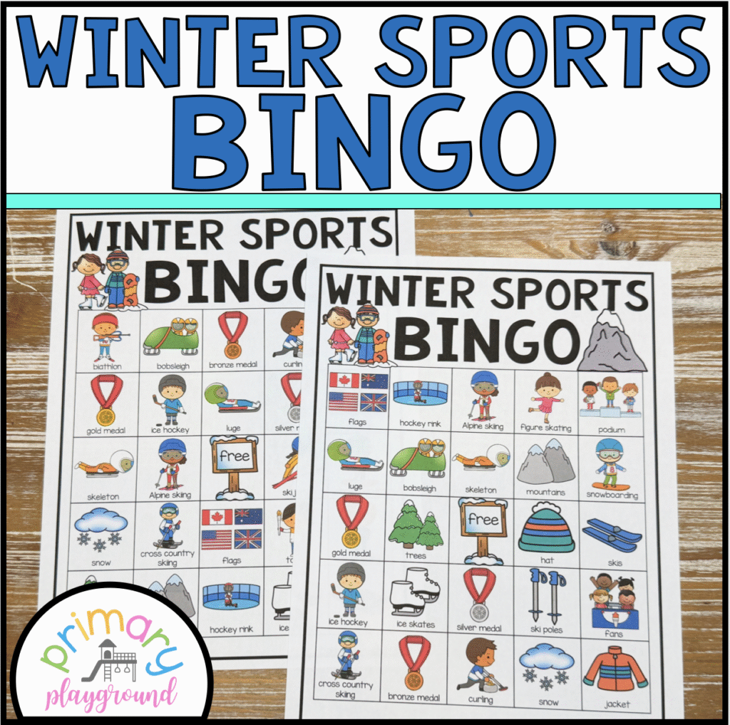 Winter Sports Bingo | No Prep Vocabulary & Listening Practice | 30 ...