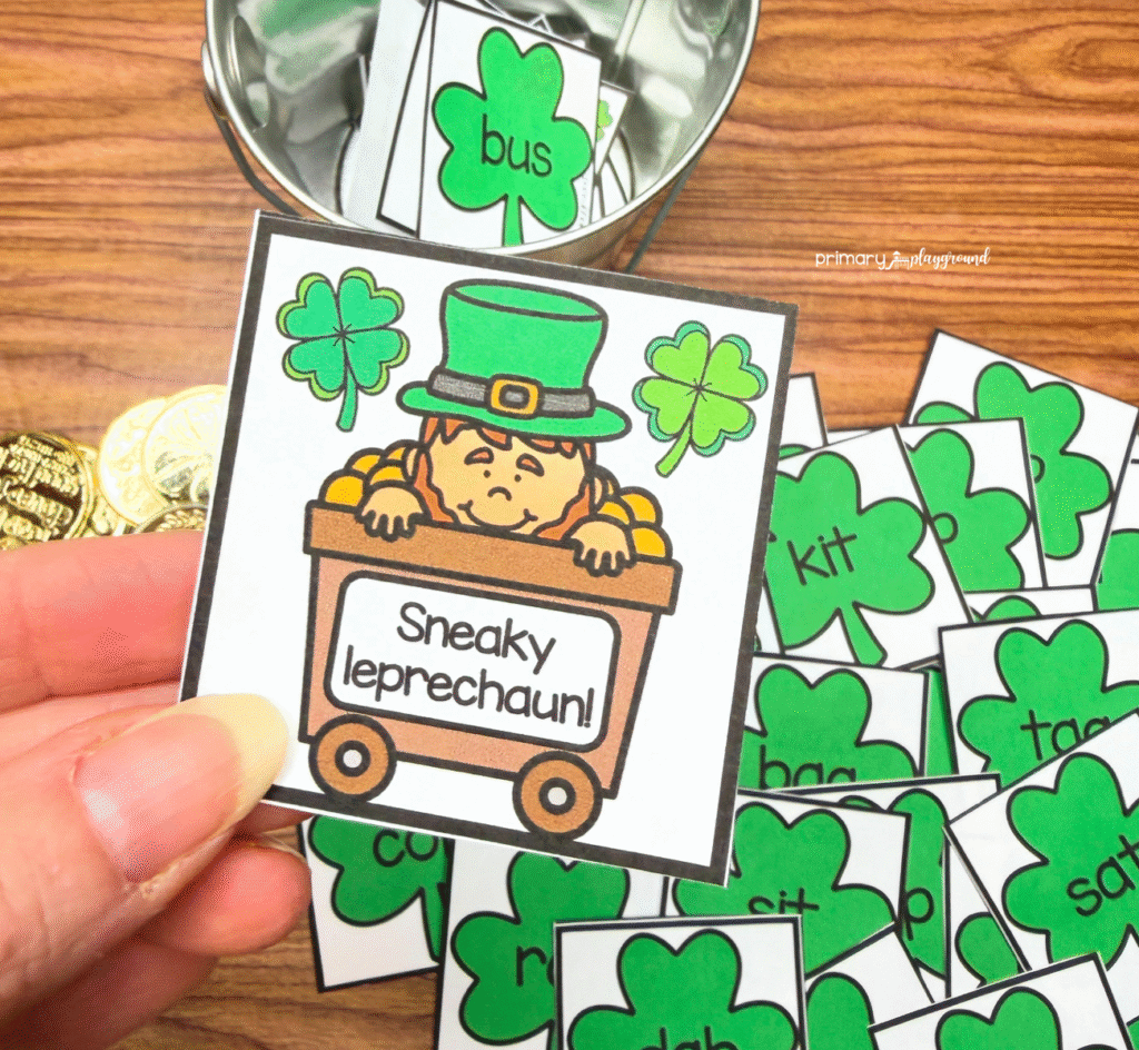Free Leprechaun CVC Words Game - Primary Playground